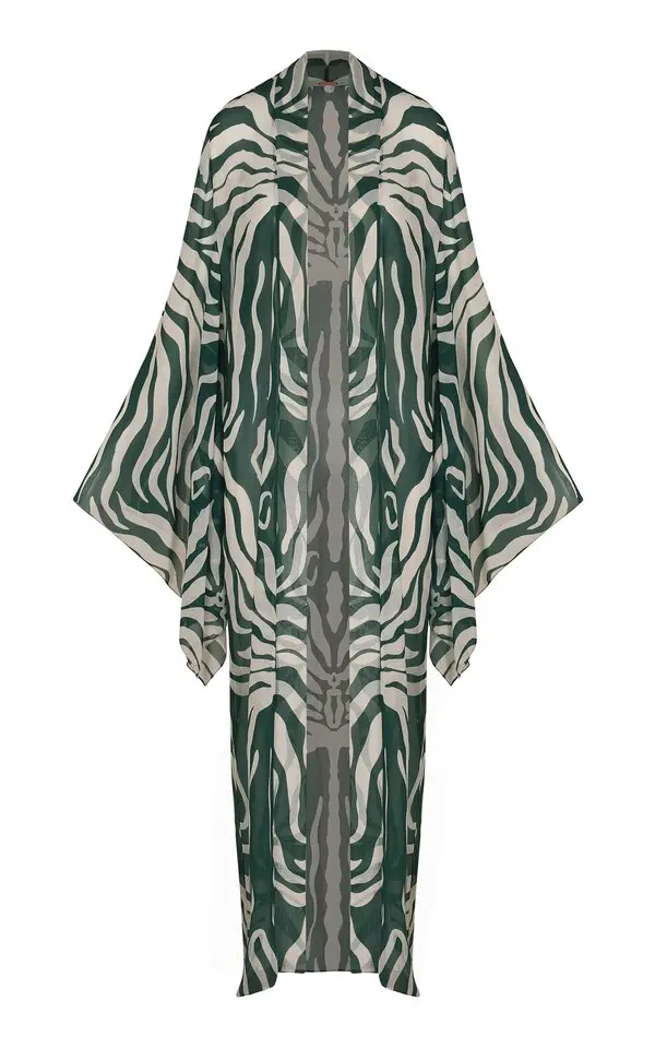 Johanna Ortiz Amazon Eco-georgette Cover-up - Green