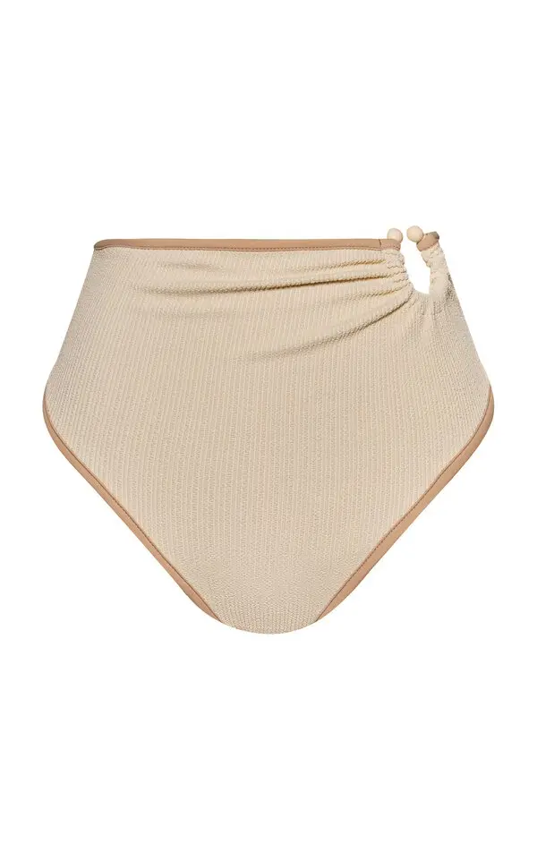 Johanna Ortiz Susurro Del Agua High-rise Bikini Bottom - Ivory