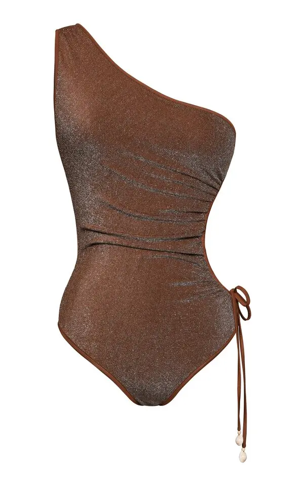 Johanna Ortiz Whispering Shimmering One-piece Swimsuit - Brown
