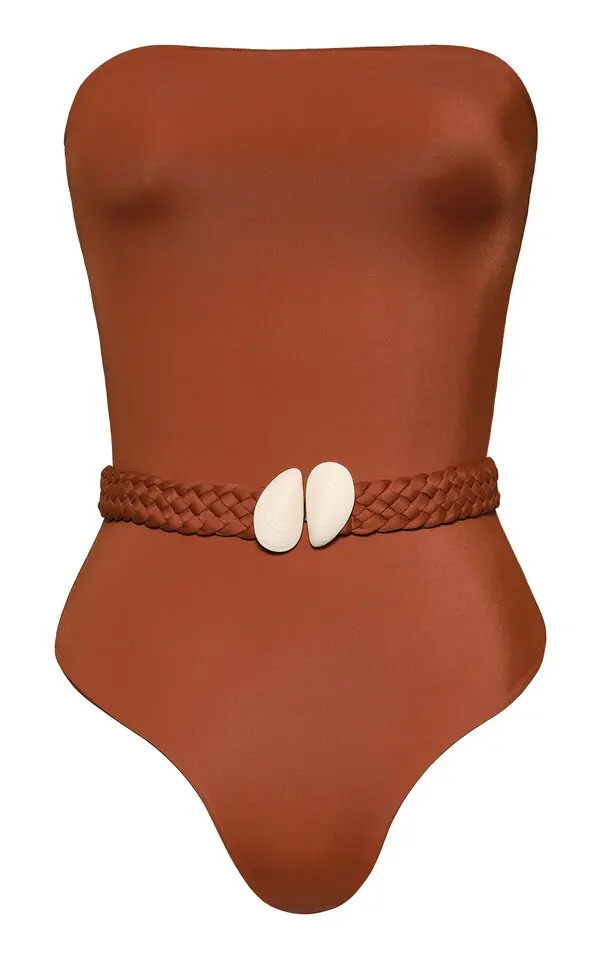 Johanna Ortiz Classic Strapless One-piece Swimsuit