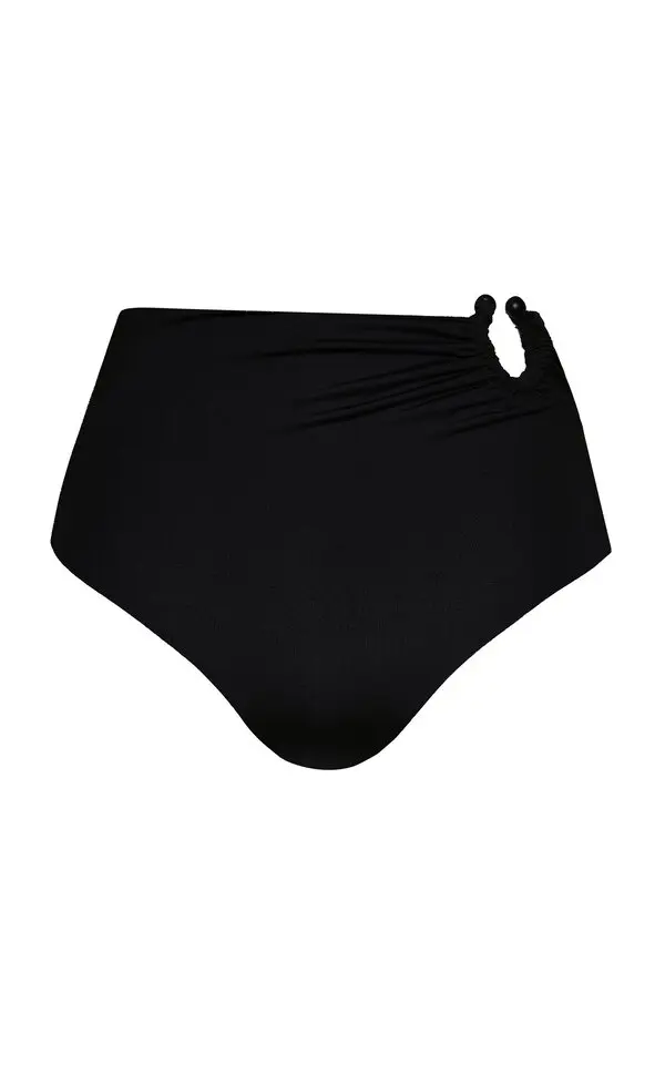 Johanna Ortiz Taita High-rise Bikini Bottom - Black