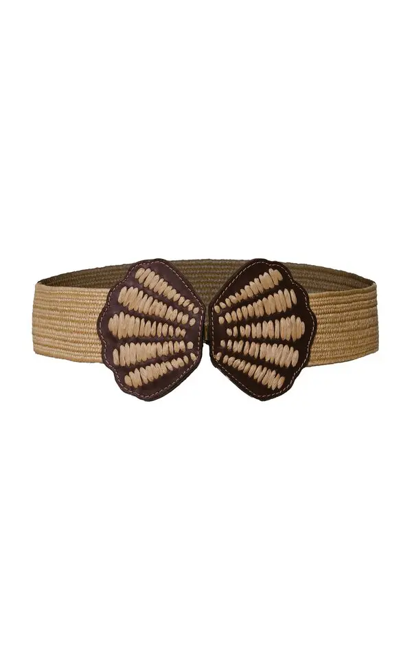 Johanna Ortiz Boho Seashells Belt - Brown