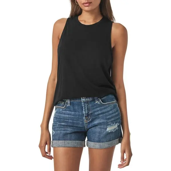 Splendid Cady Crewneck Linen Blend Tank