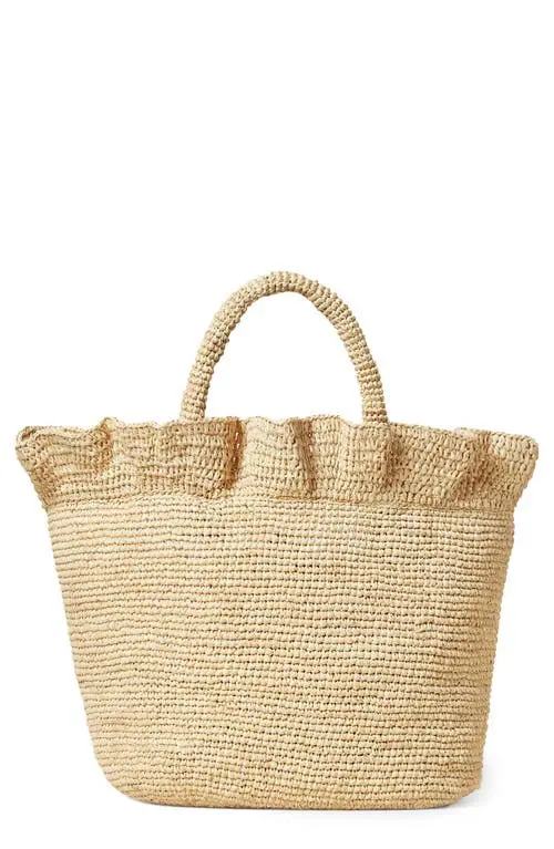 LOEFFLER RANDALL Cyrus Raffia Tote