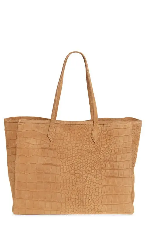 REFORMATION Sofia Tote - Sienna Embossed Suede