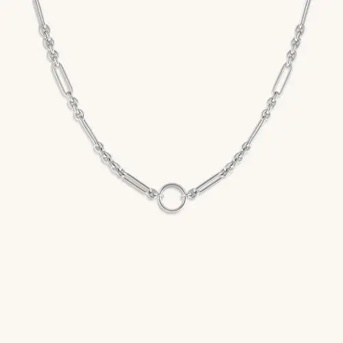 KARMA AND LUCK Celestial Ties Necklace - Silver