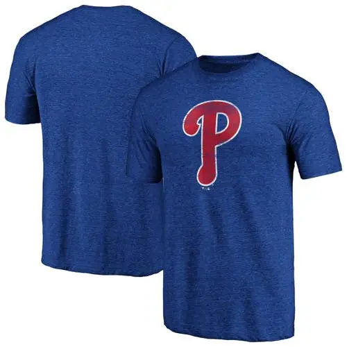 Profile Philadelphia Phillies Big & Tall Weathered Logo T-shirt - Royal