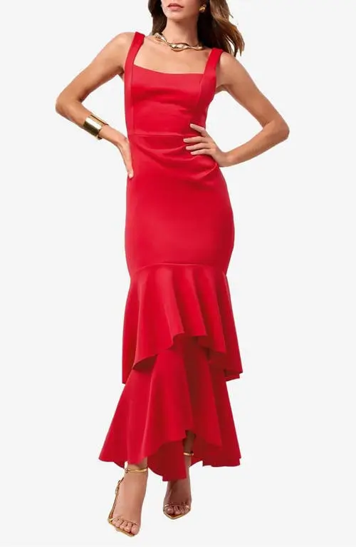 LIPSY Tie Ruffle Cocktail Dress