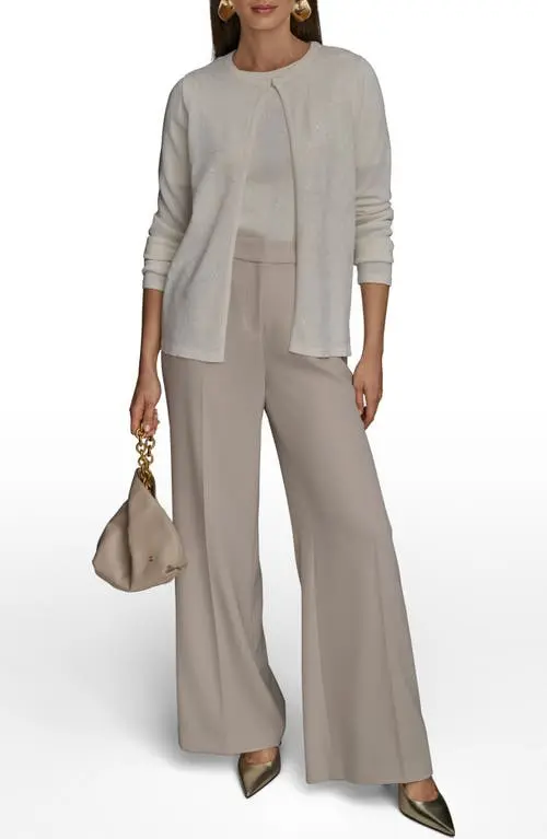 Donna Karan New York Sequin Patterned Cardigan