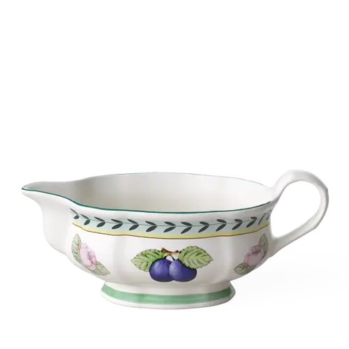 VILLEROY & BOCH French Garden Fleurence Gravy Boat - White