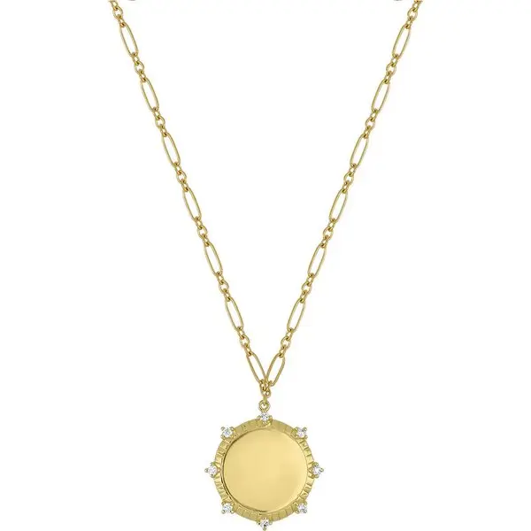 Bony Levy Icon Medallion Pendant Necklace - 18k Yellow Gold
