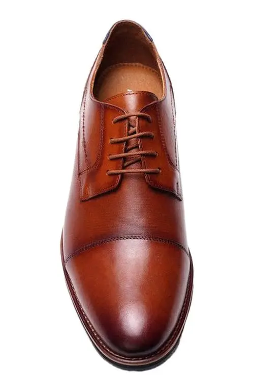 A. VEER New York Lace-up Derby - Tan Leather