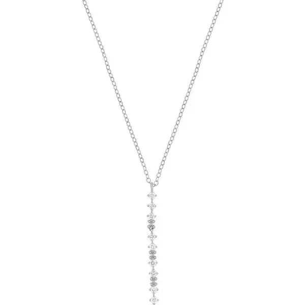 Bony Levy Mykonos Diamond Y-necklace - 18k White Gold