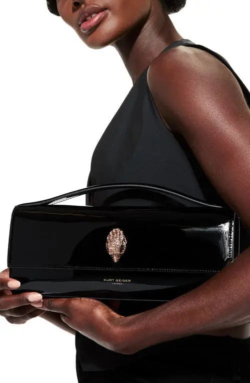 Kurt Geiger Long Bond Leather Top Handle Bag