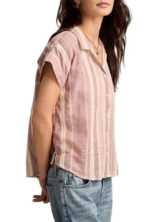 Lucky Brand Striped Cotton Button-up Shirt
