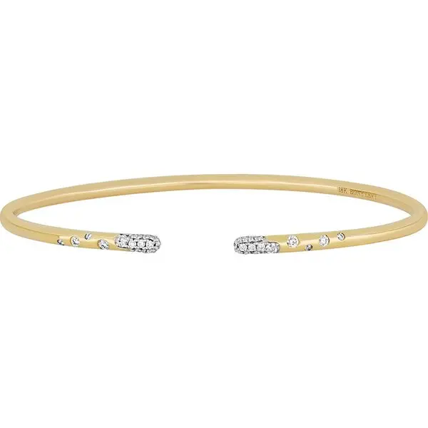 Bony Levy Audrey Diamond Cuff Bracelet - 18k Yellow Gold