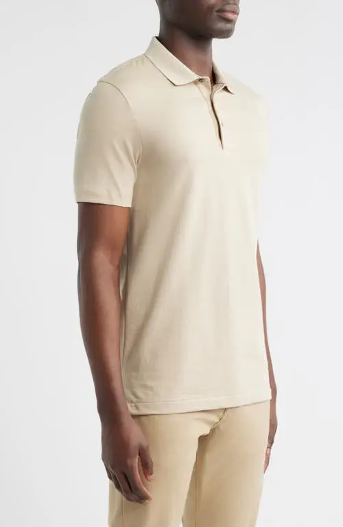 BOSS Pitton Slim Fit Mercerized Cotton Polo
