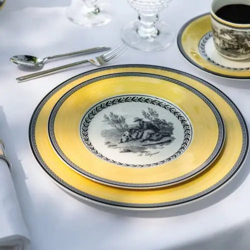 VILLEROY & BOCH Audun Ferme 12 Piece Dinnerware Set For 4