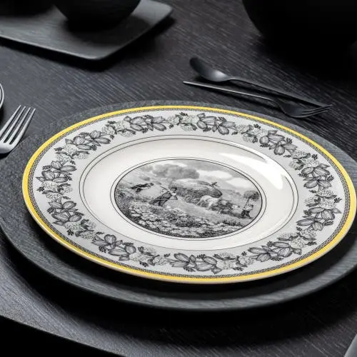 VILLEROY & BOCH Audun Ferme 12 Piece Dinnerware Set For 4
