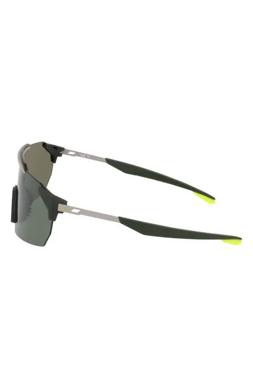 Nike Limitless 61mm Shield Sunglasses - Sequoia / Green