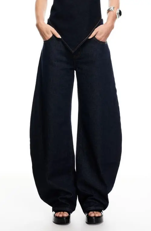 Lioness Horseshoe Low Rise Barrel Leg Jeans