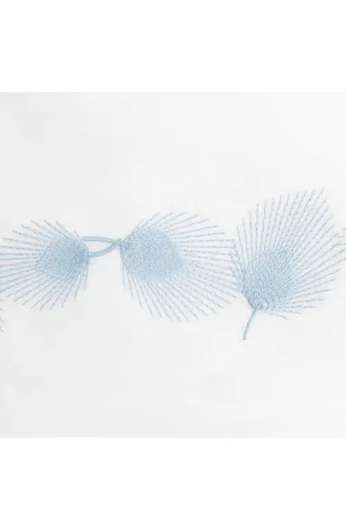 MATOUK Feather Set Of 2 Pillowcases - Blue