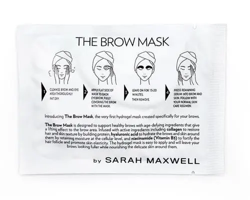 SARAH MAXWELL BEAUTY The Brow Mask Hydrogel Mask - 5-pack