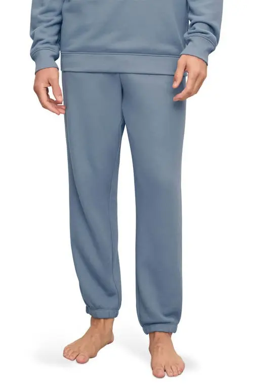 Eberjey Cotton & Modal French Terry Pajama Joggers - Faded Denim