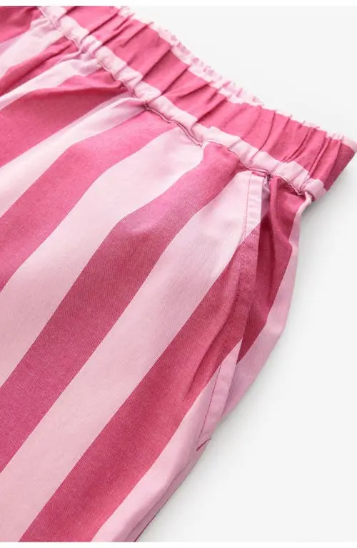 NEXT Striped Cotton Scallop Hem Shorts