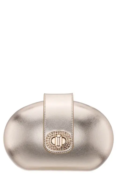 Nina Agatha Frame Clutch - Platino