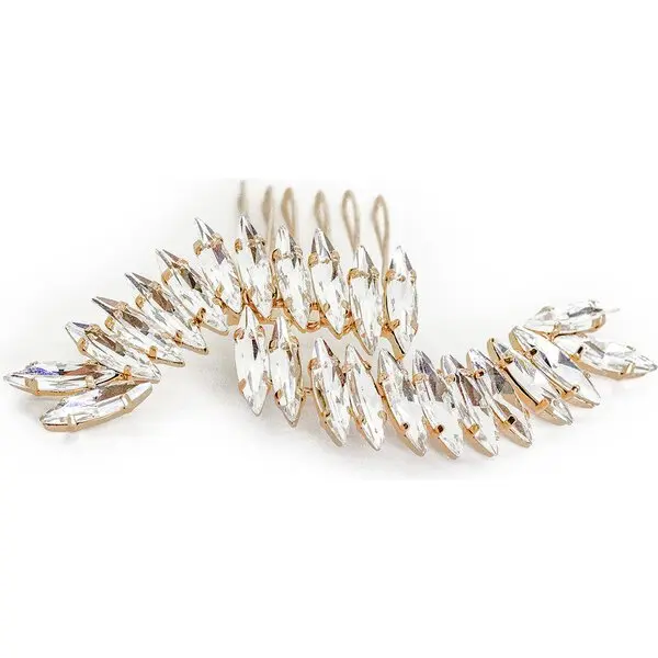 Brides & Hairpins Idalia Crystal Hair Comb - Gold