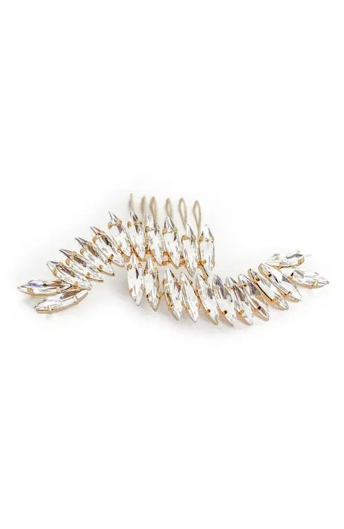 Brides & Hairpins Idalia Crystal Hair Comb - Gold