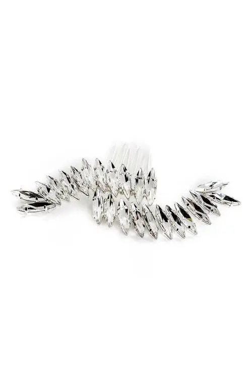 Brides & Hairpins Idalia Crystal Hair Comb - Silver