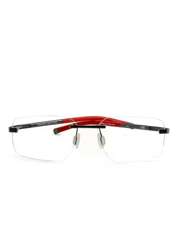 Tag Heuer Rimless Eyeglasses - Black
