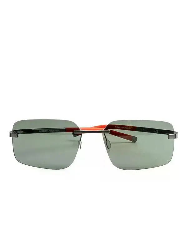 Tag Heuer Rimless Rectangle Sunglasses - Grey
