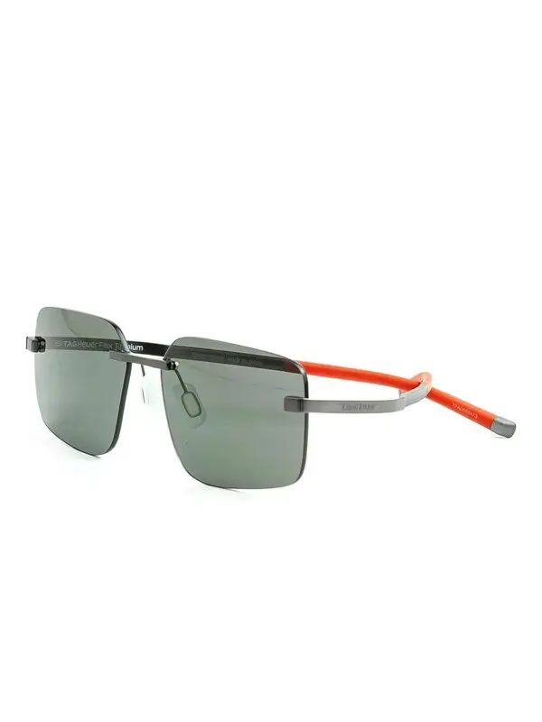 Tag Heuer Rimless Rectangle Sunglasses