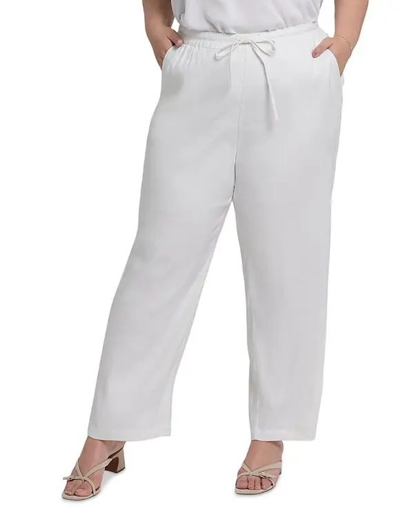 NYDJ Relaxed Drawstring Pants - White