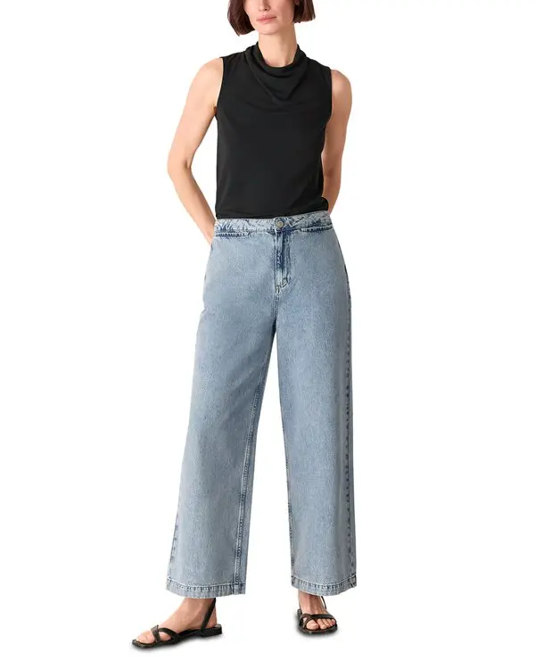 Whistles Sleeveless Cowlneck Top