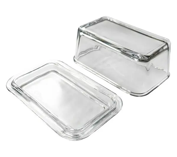 FOX RUN Glass Butter Dish