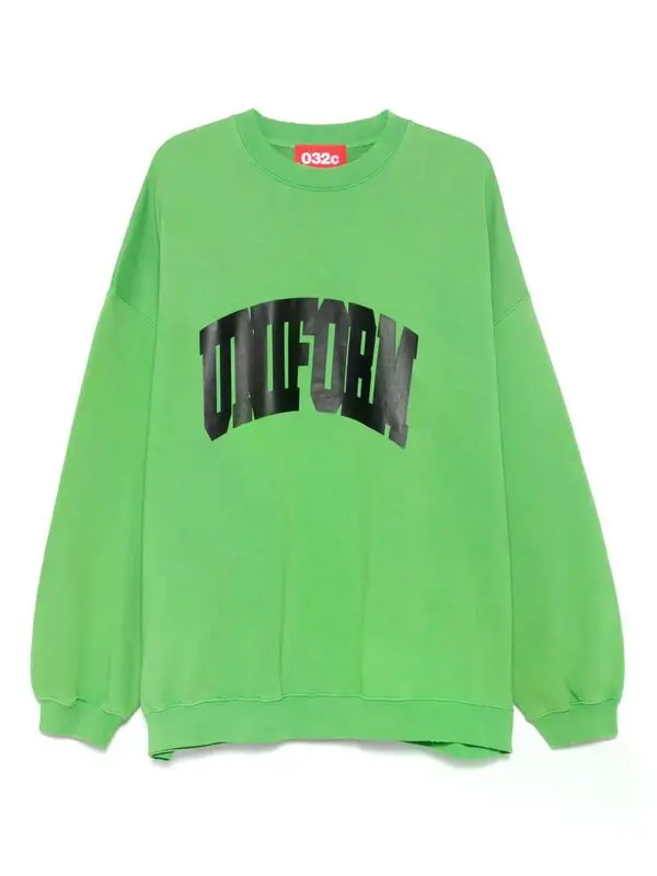 032C Slogan Print Sweatshirt
