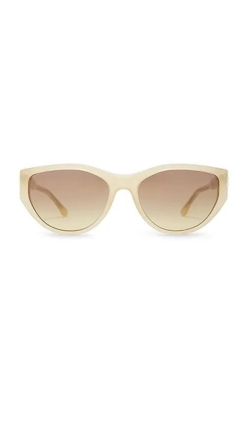 Isabel Marant Round Cat Eye Sunglasses - Yellow & Brown Ochra