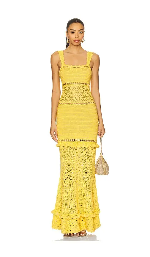 Retrofete Winona Crochet Dress - Sol & Gold