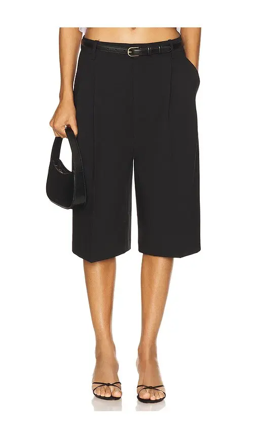 EAVES Colby Pleated Crepe Culottes