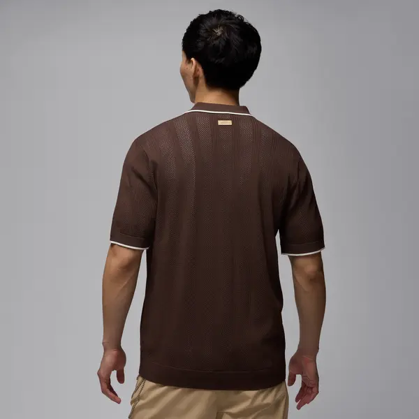 JORDAN Sport Âmenâs Knit Button-down Golf Top