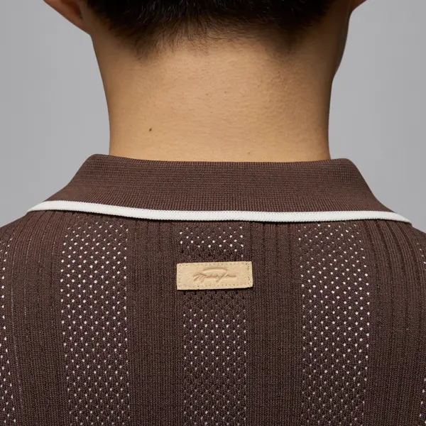 JORDAN Sport Âmenâs Knit Button-down Golf Top