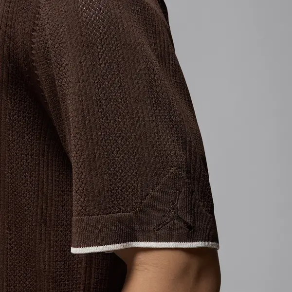 JORDAN Sport Âmenâs Knit Button-down Golf Top