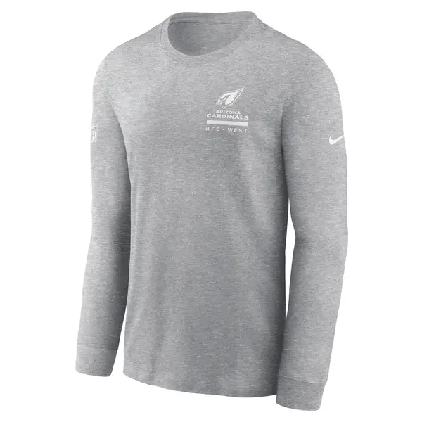 Nike Arizona Cardinals Sideline Team Issue Dri-fit Nfl Long-sleeve T-shirt - Grey