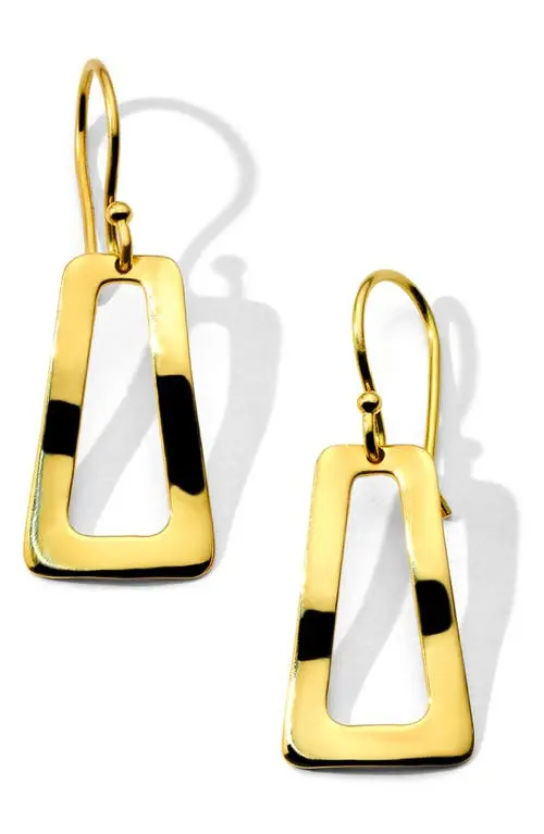 Ippolita Classico Small Wavy Drop Earrings - Gold