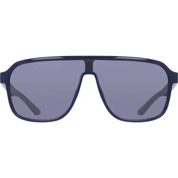 Nike Vintage Flyer 64mm Shield Sunglasses - Blue Void / Blue