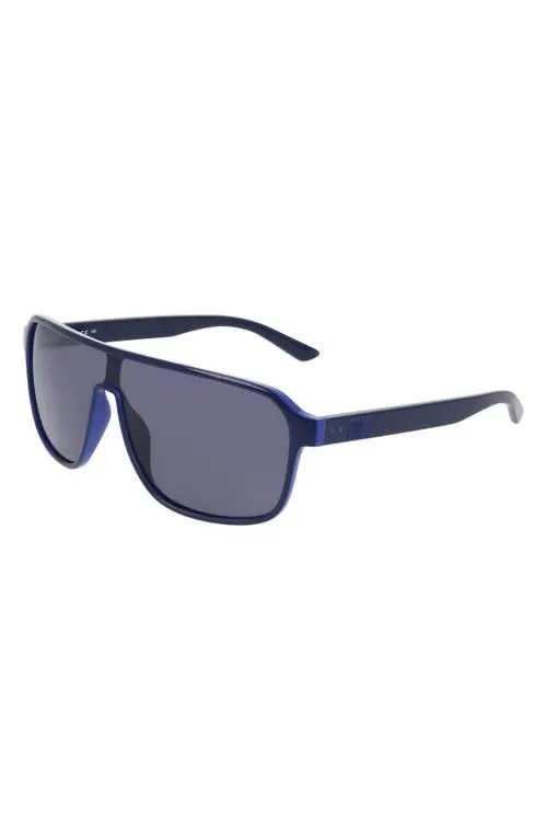 Nike Vintage Flyer 64mm Shield Sunglasses - Blue Void / Blue